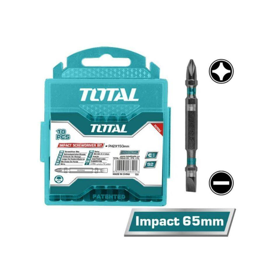SET PUNTA PHILLIPS IMPACTO PH2 CRUZ Y PALETA TOTAL 10 PZAS. (TACIM16HL ...
